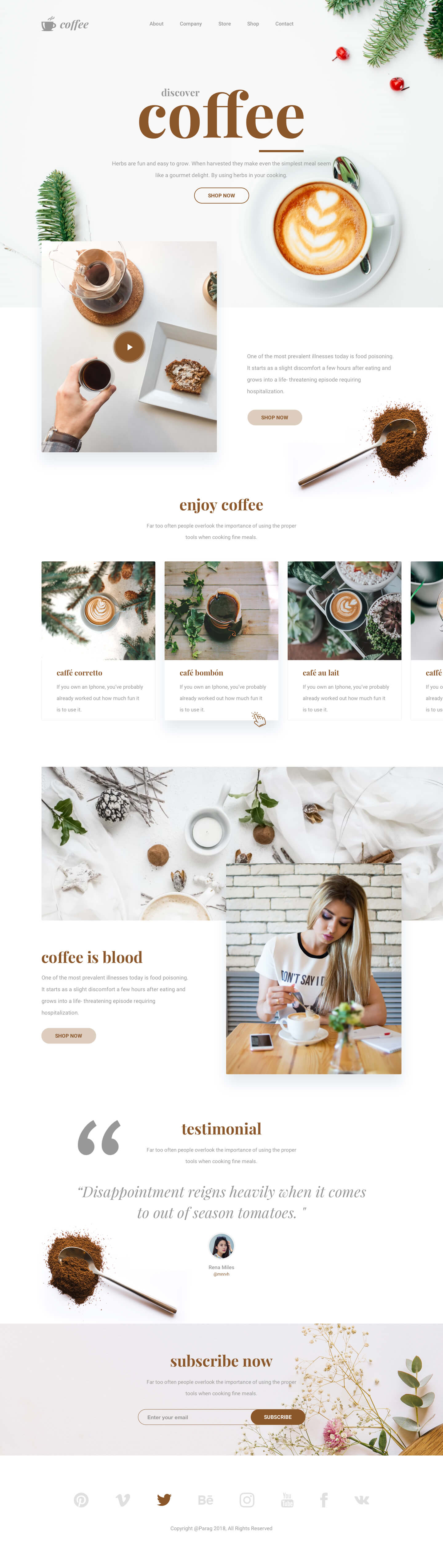 Website for Coffee Shop, Saudi Arabia at Riyadh | Fast Online Printing ...